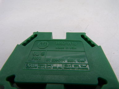 Allen Bradley 1492-W10-G Terminal Block