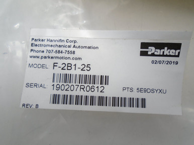 Parker F-2B1-25 Cable