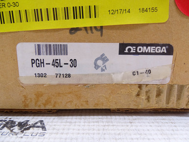 Omega Engineering PGH-45L-30 Gauge