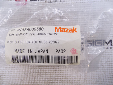 Fuji Electric AH165-2S2B22 Pushbutton