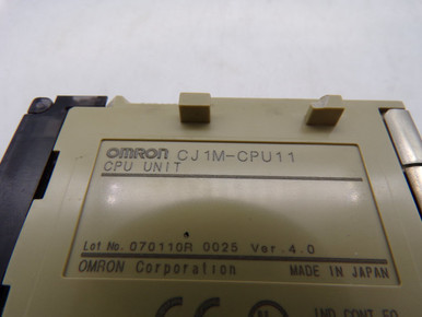 Omron CJ1M-CPU11 PLC Module