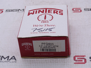 Winters PFQ805 Gauge
