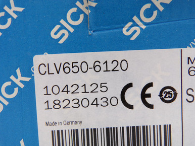 Sick CLV650-6120 Barcode Scanner