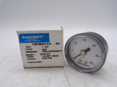 Ashcroft 15W-1005-PH-01B-30 Gauge