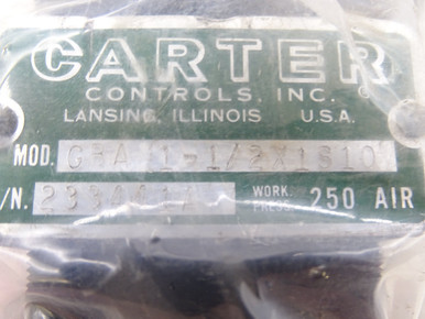 Carter Controls Inc GBA 1-1/2X1 S10 Pneumatic Cylinder