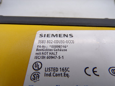 Siemens 3SB3802-0DU30-0CC0 Enclosure