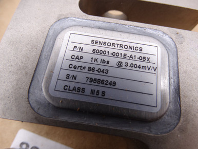 Sensortronics 60001-001E-A1-05X Load Cell