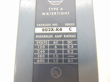 Allen Bradley 802X-K4 Series C Switch