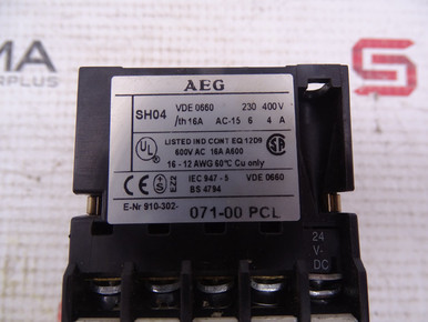 Eec Aeg SH04-31Z-24VDC Relay