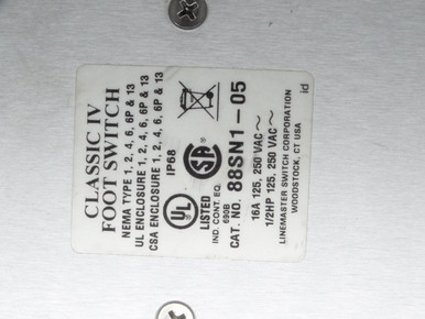 Linemaster 88SN1-05 Switch