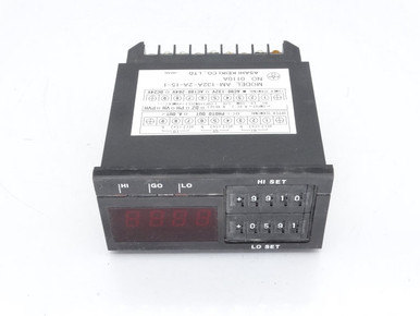 Asahi Keiki AM-132A-2A-15-1-AC90-132V Panel Meter