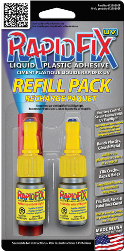 RAPIDFIX UV ADHESIVE, REFILL TWIN PACK, 10ML - G2S TOBEQ Inc.