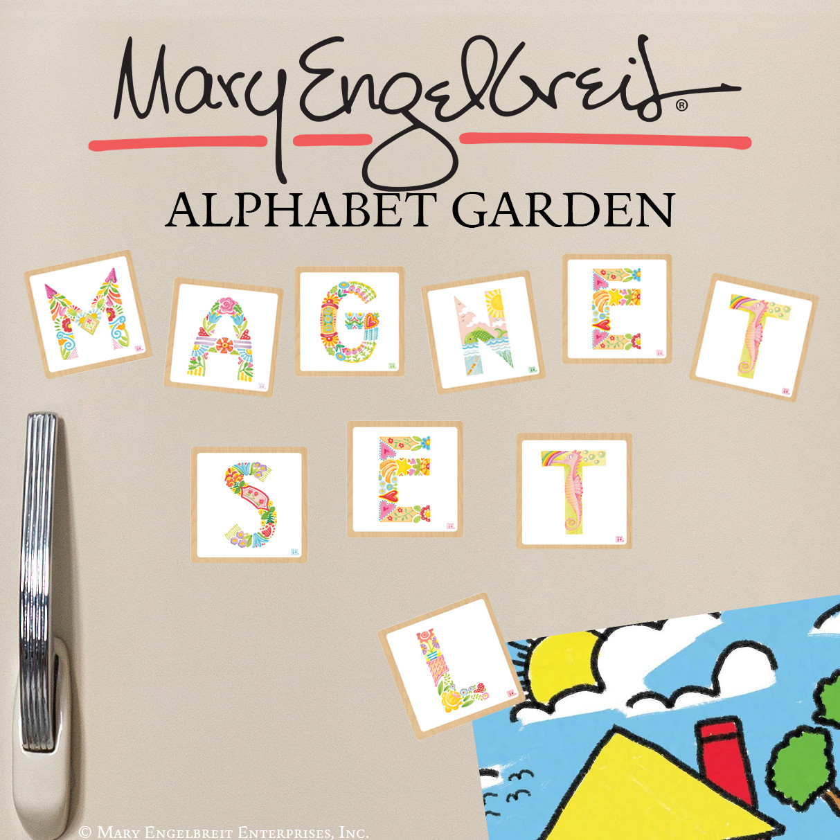 Mary Englebreit Alphabet Garden Choose Your Own Set of 4