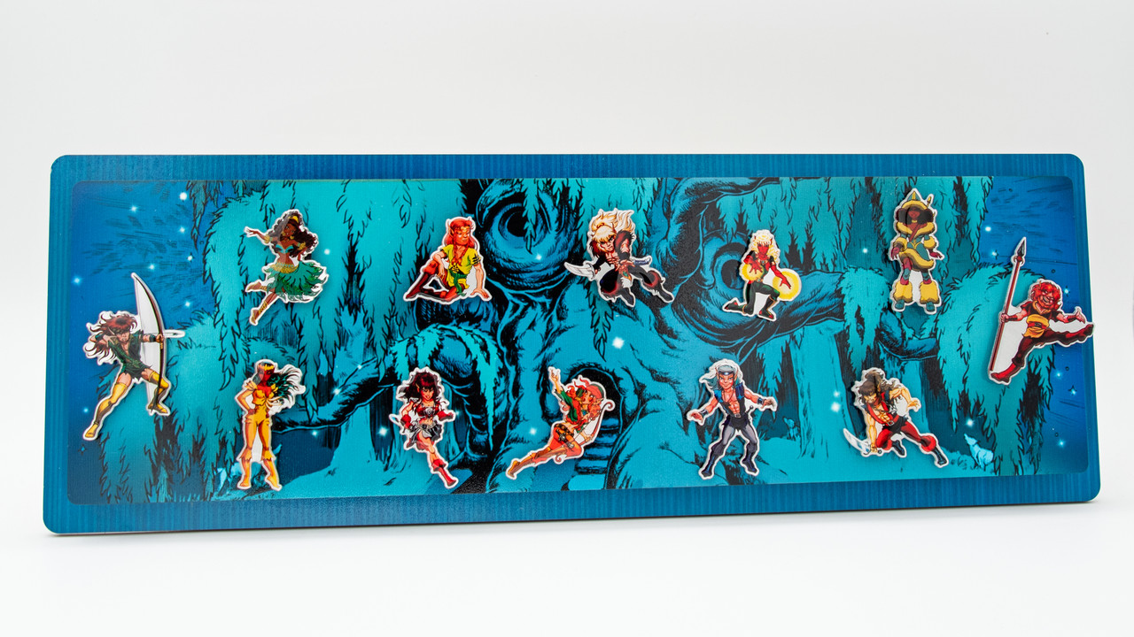 ElfQuest Father Tree Pin Backer — Holds All 12 ElfQuest Aluminum Pins