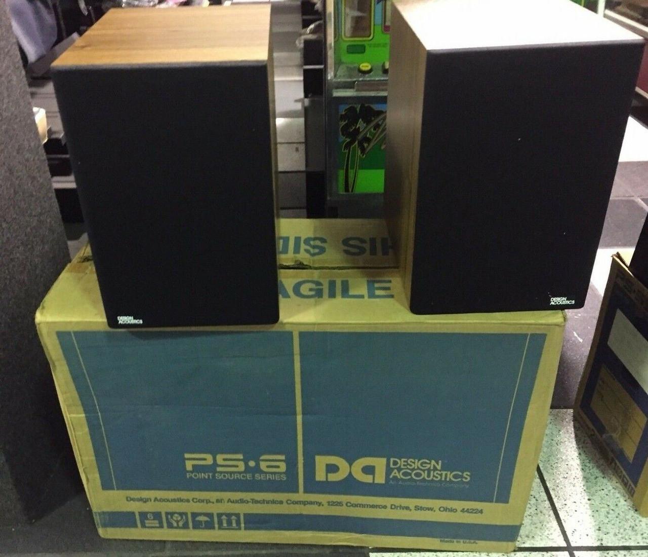 Design Acoustics PS-6 Speakers PAIR BRAND NEW IN BOX!!! RARE VINTAGE ...