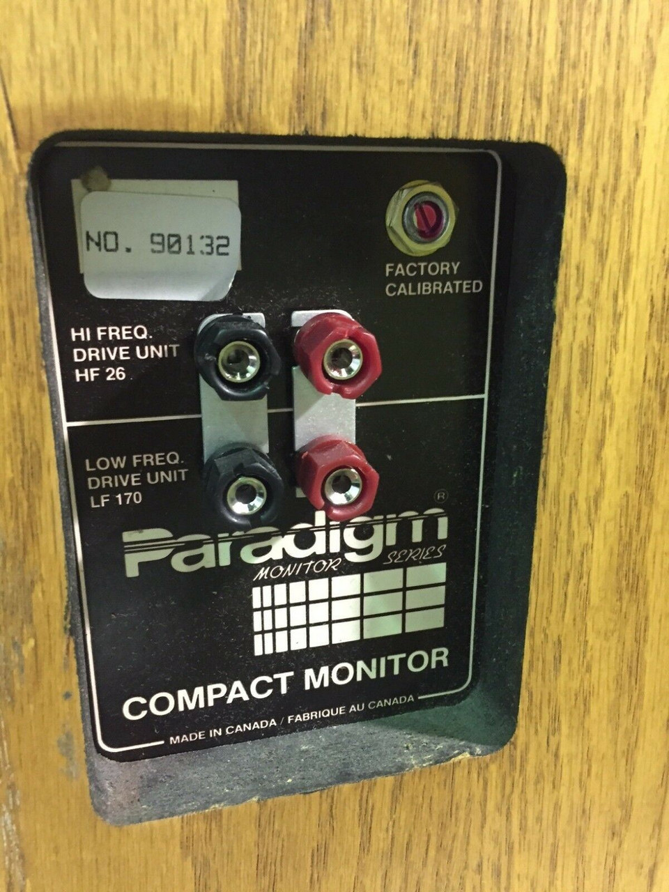 PARADIGM Compact Monitor Audiophile Stereo Performance Series SPEAKERS ...