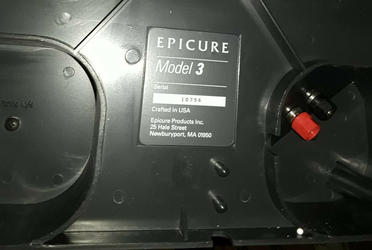 Epicure EPI Model 3 Loudspeaker System (Brand New!) - Wolf's Big Bad Garage