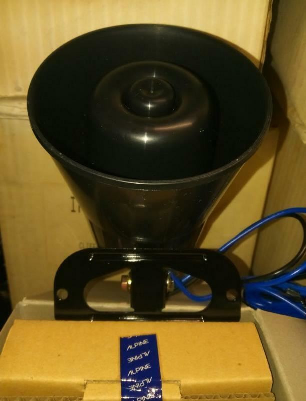 Alpine 8007 Car Alarm w/Siren | Old School Head Unit Security System ...