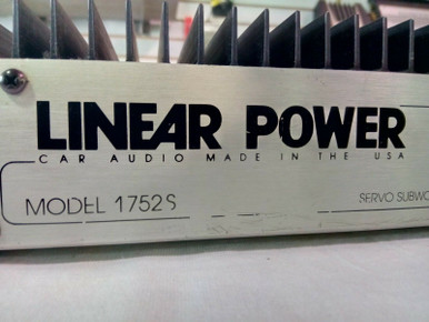 Linear Power 1752S Car Amplifier | w/ 8" Servo Sub-Woofers | Made in ...