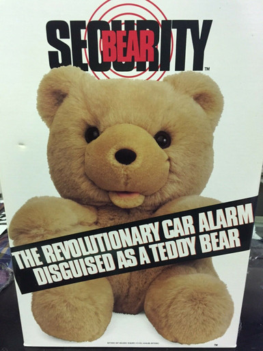 Security Bear Car Alarm System Plush Anti Theft System Doll Teddy Ted ...