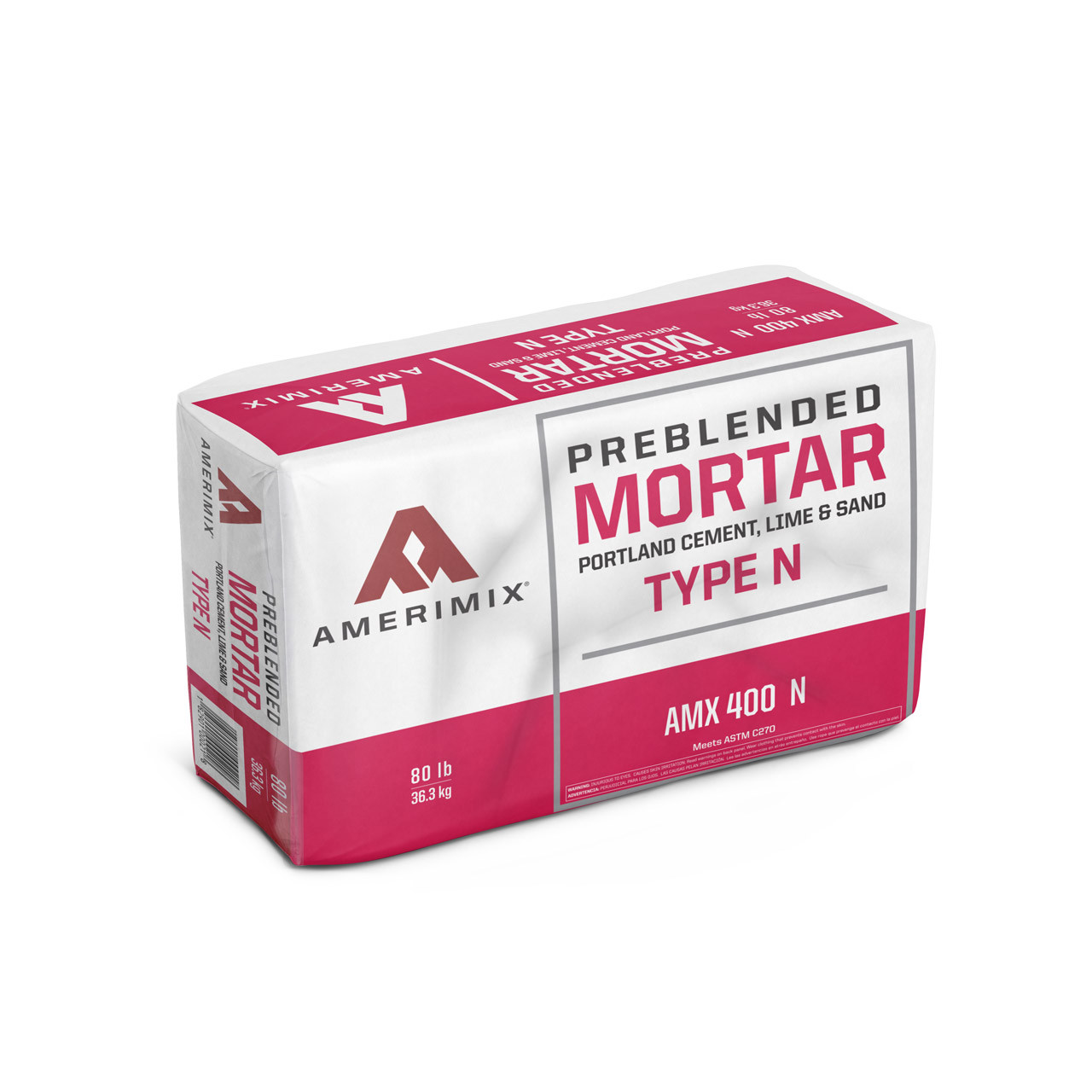 Amerimix - AMX 400 Series - Portland-Lime Mortar Mix - Type N 80lb