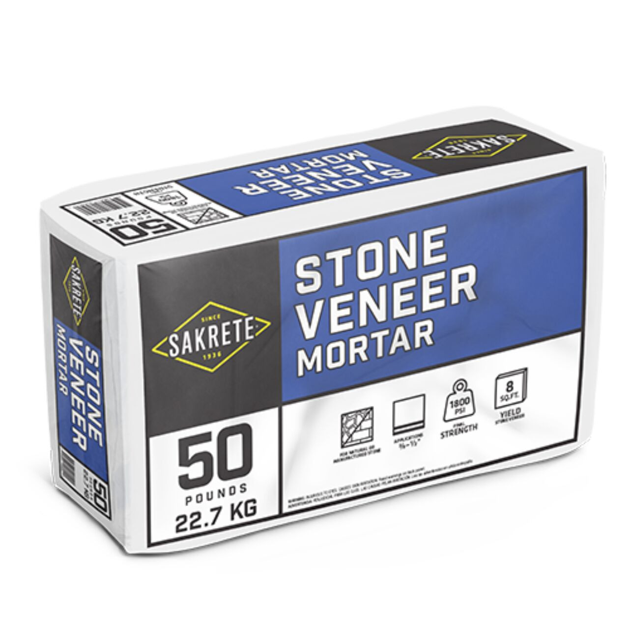 Amerimix - AMX 475 Series - Polymer-Modified Stone Veneer Mortar 80 lb Gray