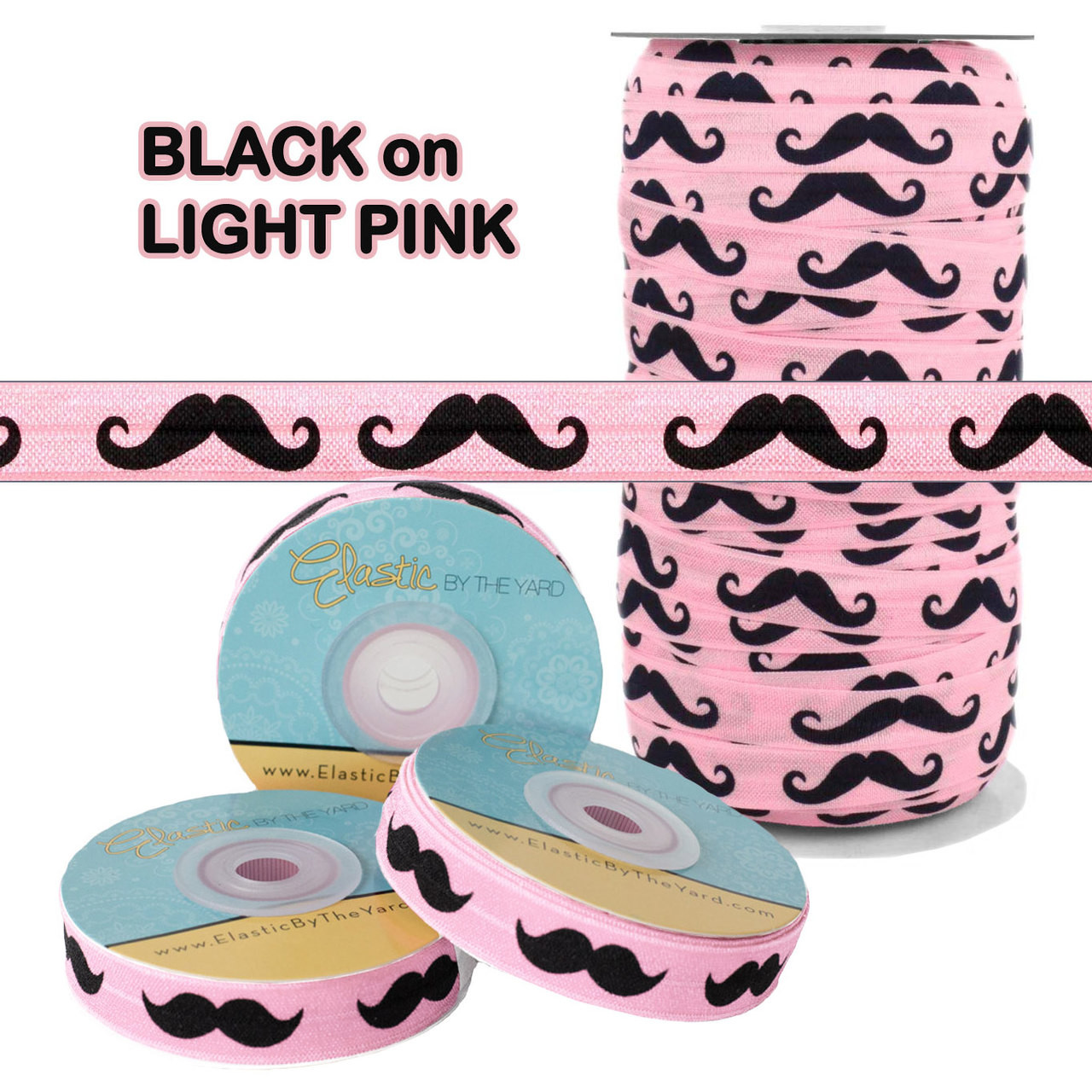 Hot Pink Mustache