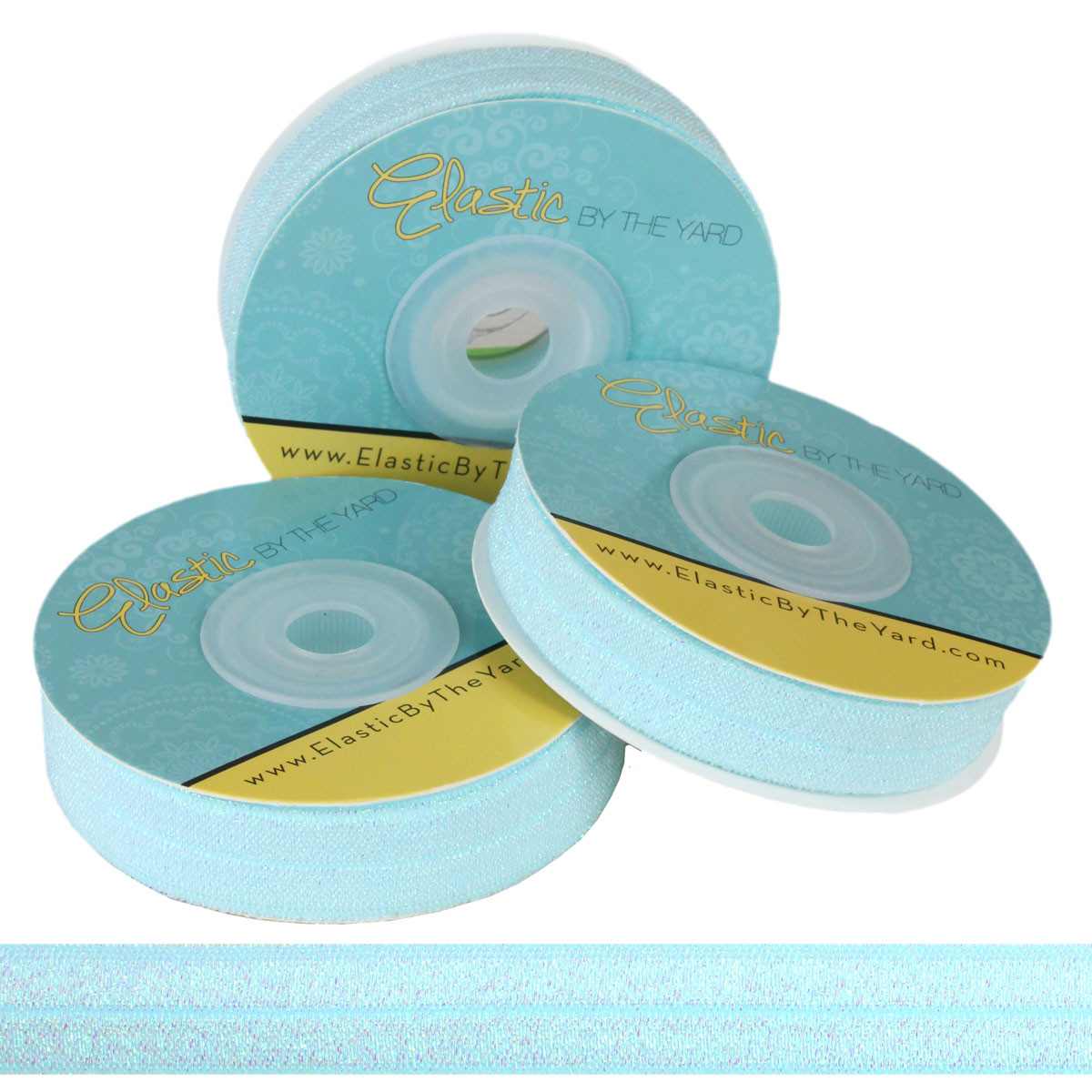 Royal Blue Fairy Dust Fold Over Elastic