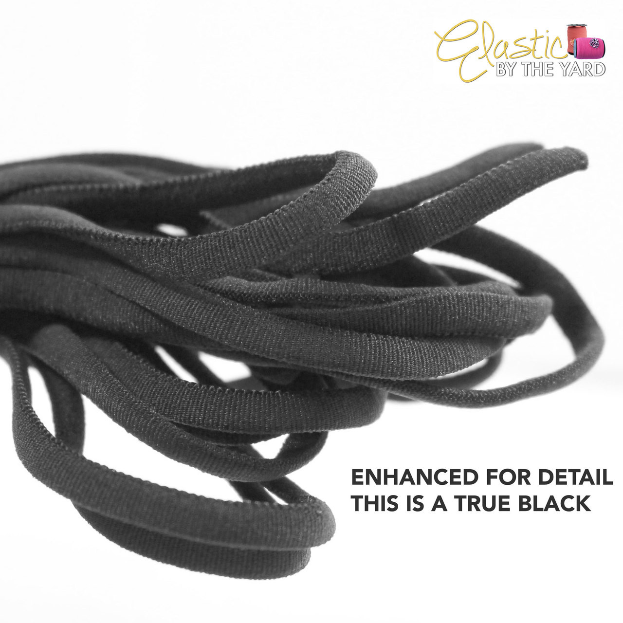 1/8" Elastic Webbing - Skinny Elastic by the Yard