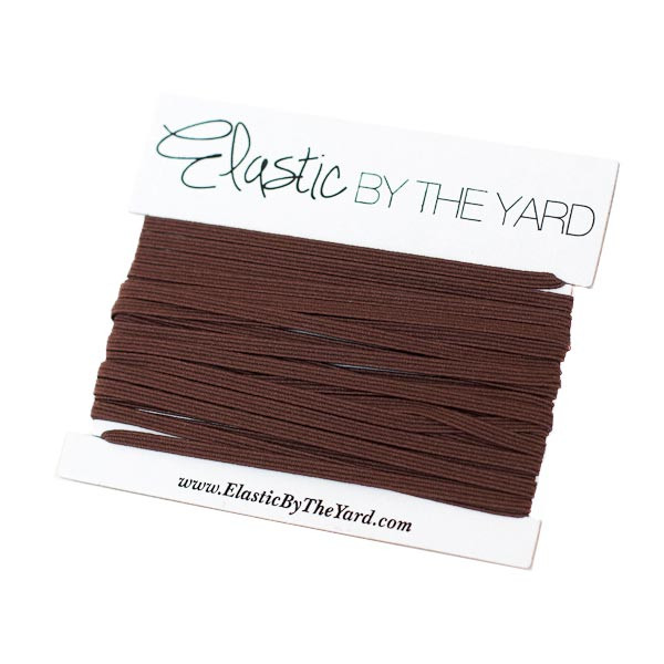 Dark Brown Skinny Elastic