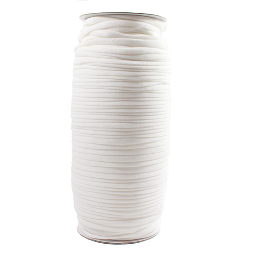White Nylon Cord Elastic - Elastic by the Yard
