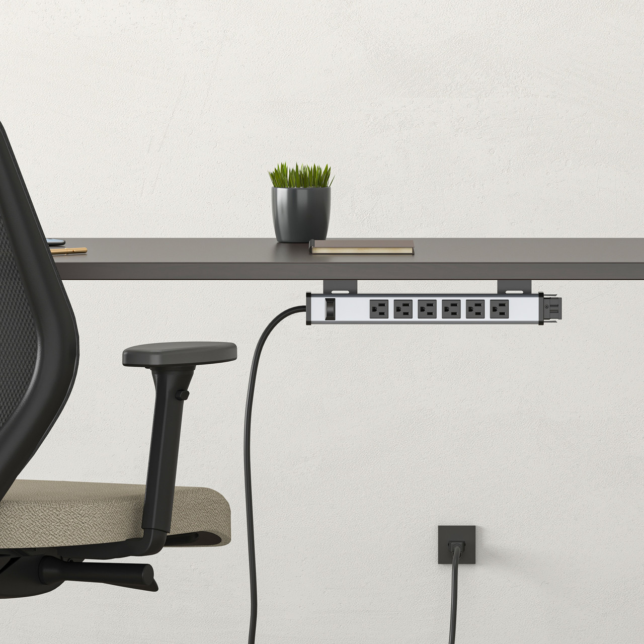 OfficeSource Undermount Power Strip - COE Distributing