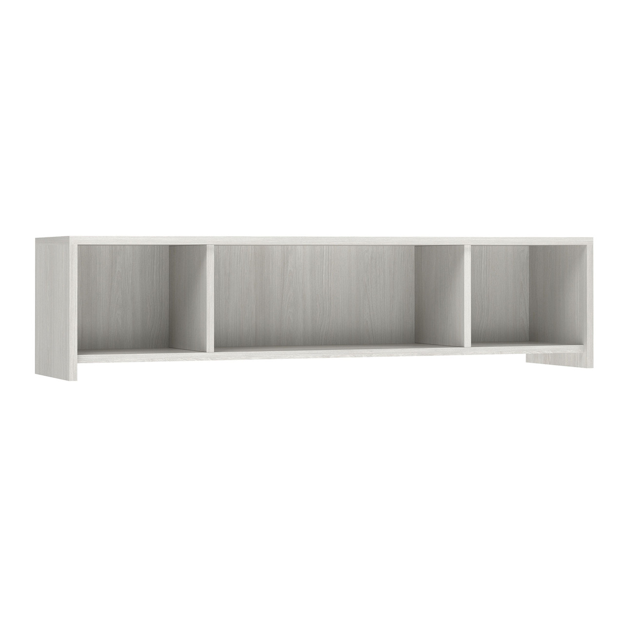 Os Laminate Open Wall Mounted Hutch 71 W Coastal Gray