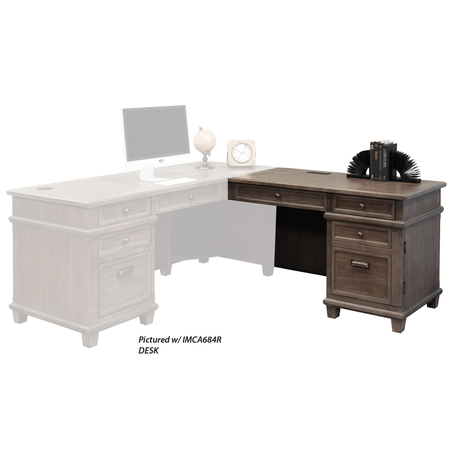 OfficeSource Markle Collection Right Return Desk - COE Distributing