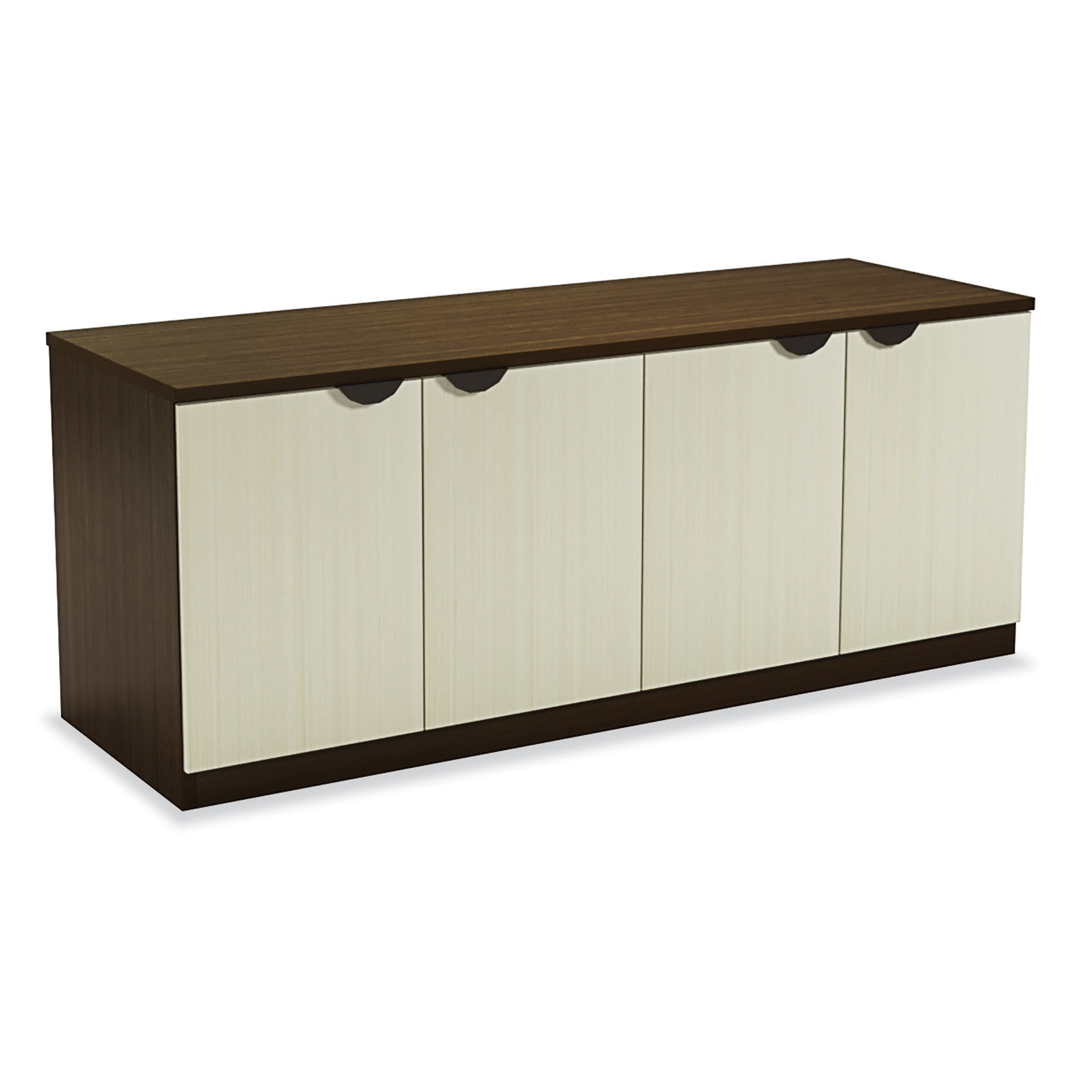 4 Drawer and 4 Door Buffet Height Credenza with Locks - 36'' H - COE ...