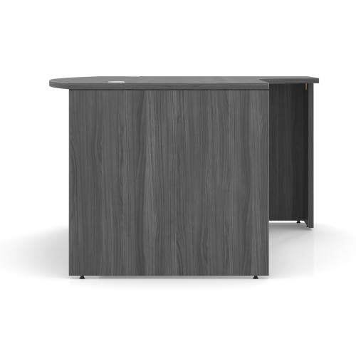 OfficeSource | OS Laminate | Bow Front Desk Shell with Right Corner ...