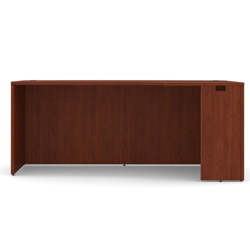 OfficeSource | OS Laminate | Bow Front Desk Shell with Right Corner ...