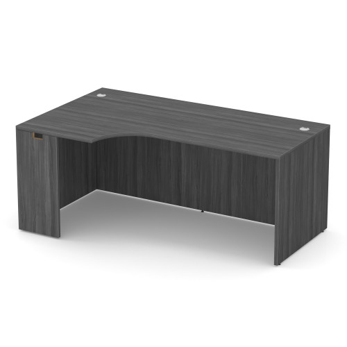 OfficeSource | OS Laminate | Left Desk Shell with Corner Extension ...