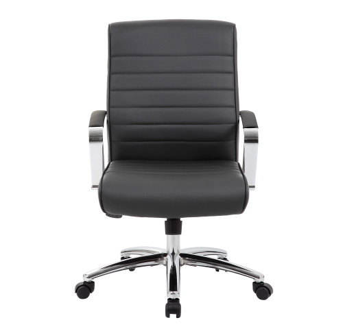 OfficeSource | Studio | Mid Back Chair with Chrome Frame - COE Distributing