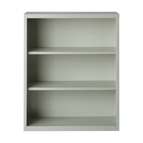 OfficeSource Steel Bookcase Collection 3 Shelf Metal Bookcase, 42" High ...