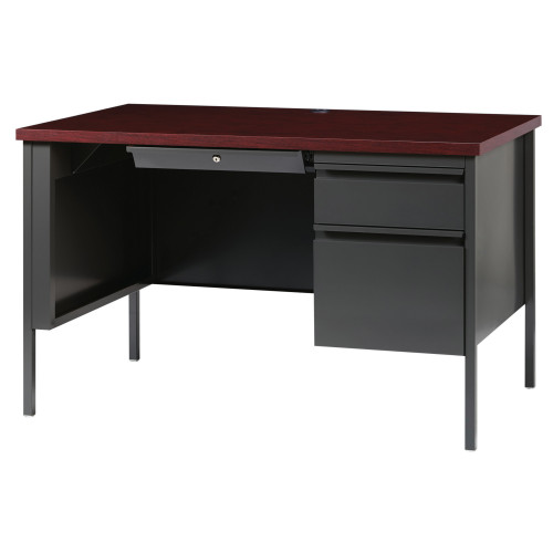 OfficeSource | Raleigh | 48"W Single Right Pedestal Desk - COE Distributing
