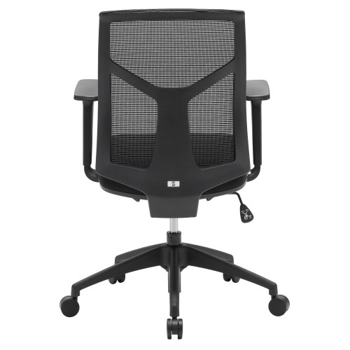 OfficeSource Starlight Mid Back Basic Task Chair with Black Frame - COE ...