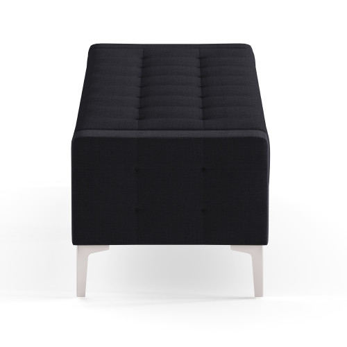 OfficeSource Draper Bench with Metal Legs - COE Distributing