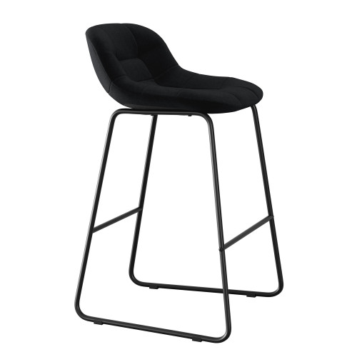 Jaden Half-back Fabric Stool - Set of 2 - COE Distributing