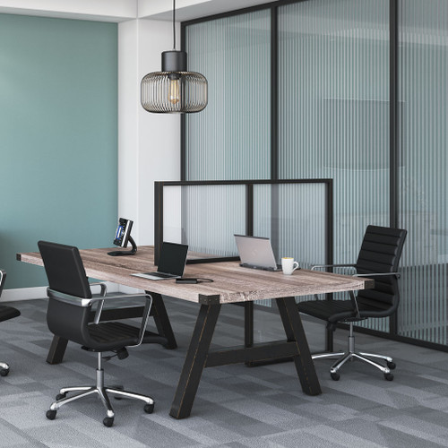 OfficeSource | SafeGuard Barrier | All Clear Acrylic Two Tier Shield ...