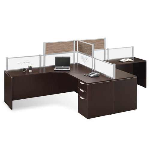 OfficeSource | Borders II Collection| Whiteboard Panel 36"W x 12"H ...