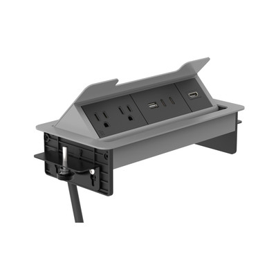 OfficeSource Pop-Up Power Insert with 6' Power Cord - COE Distributing