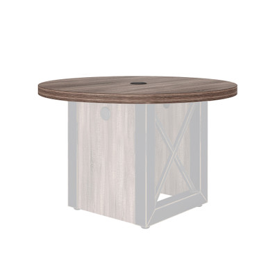 Riveted Collection 48" Round Conference Table top - COE Distributing