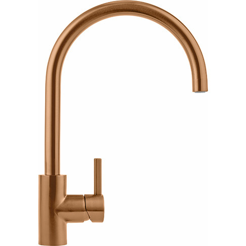 Franke Eos Neo Stainless Steel Mono Hole Mixer Kitchen Tap - Taps.co.uk