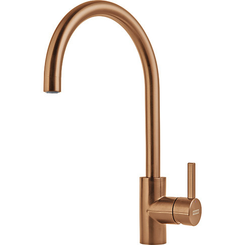 Franke Eos Neo Stainless Steel Mono Hole Mixer Kitchen Tap - Taps.co.uk